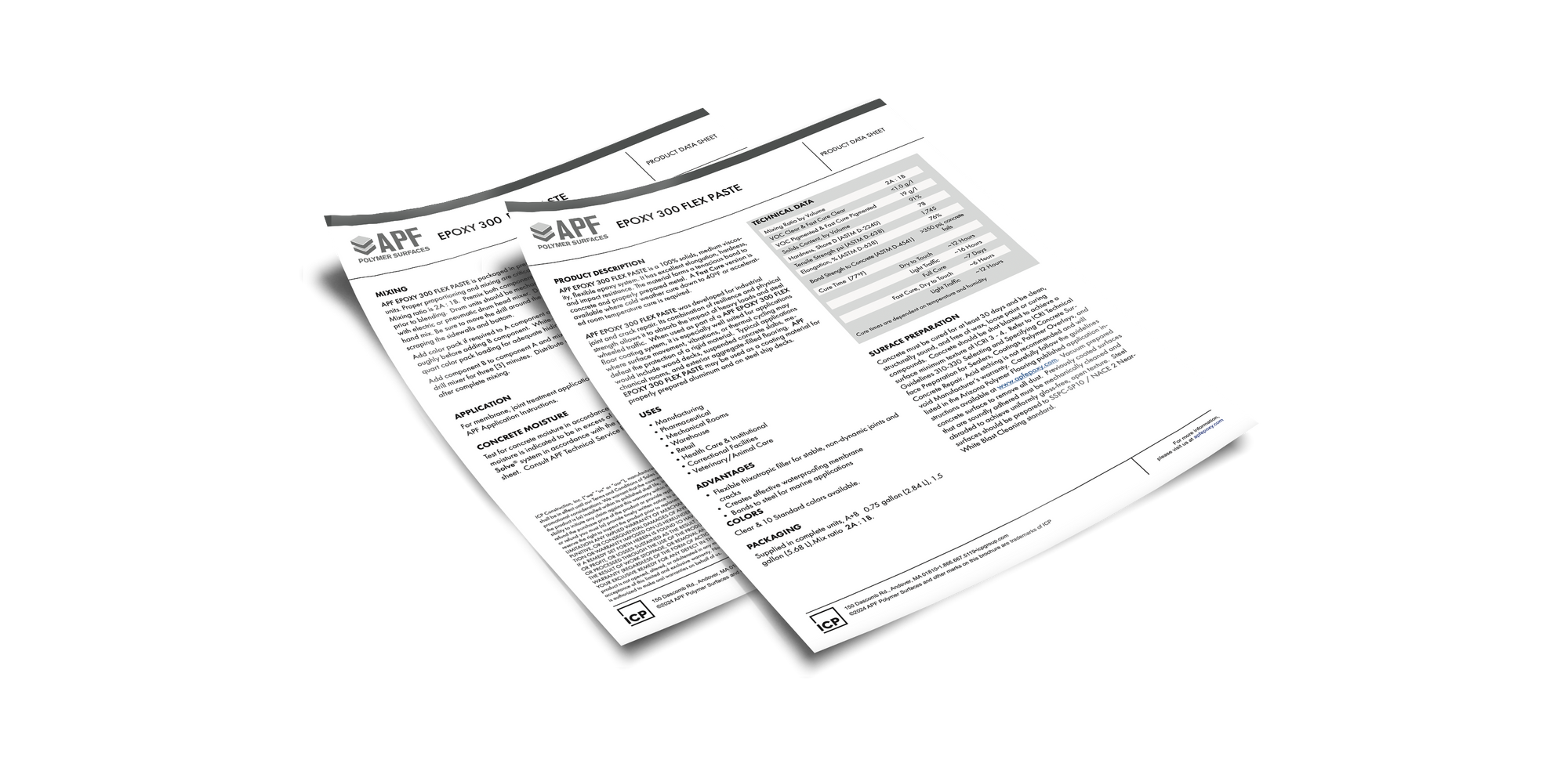 Product Data Sheets – APF Polymer Flooring